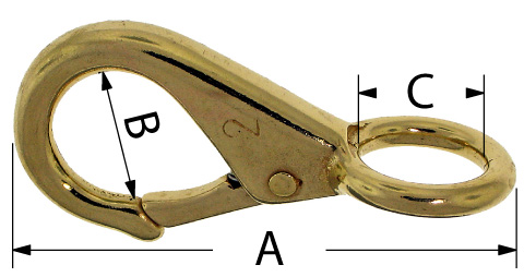 Rigid Eye Marine Snaps, Solid Brass On Zoron Manufacturing, Inc.